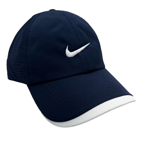Nike | Accessories | Nike Golf Hat Club Cap Black Ml Swoosh Dri Fit ...